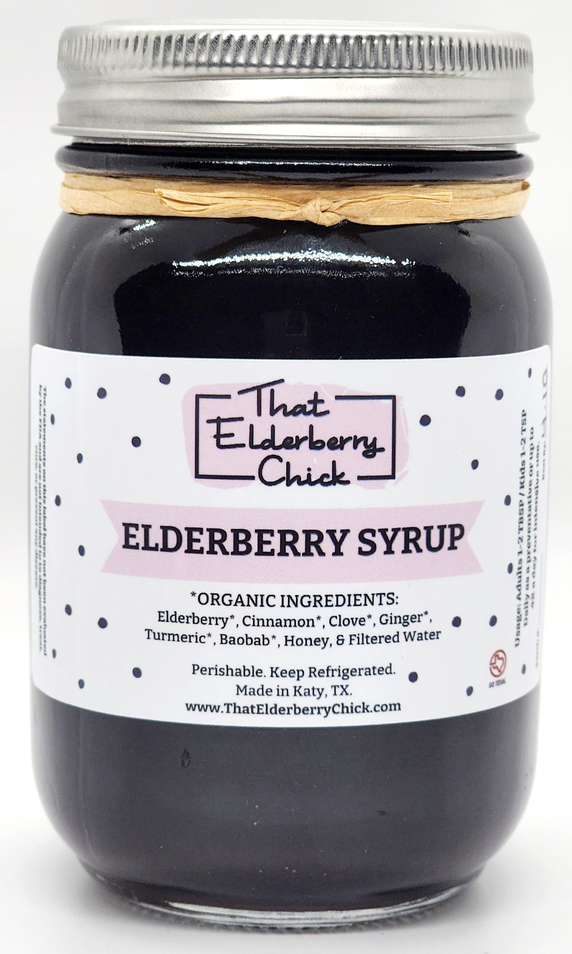 Elderberry Syrup – Small-Batch, Local Pickup Only – That Elderberry Chick